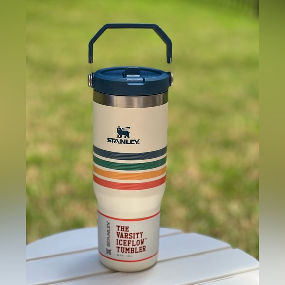 Stanley | Other | Stanley Tumbler 3oz Cream Stripe | Poshmark